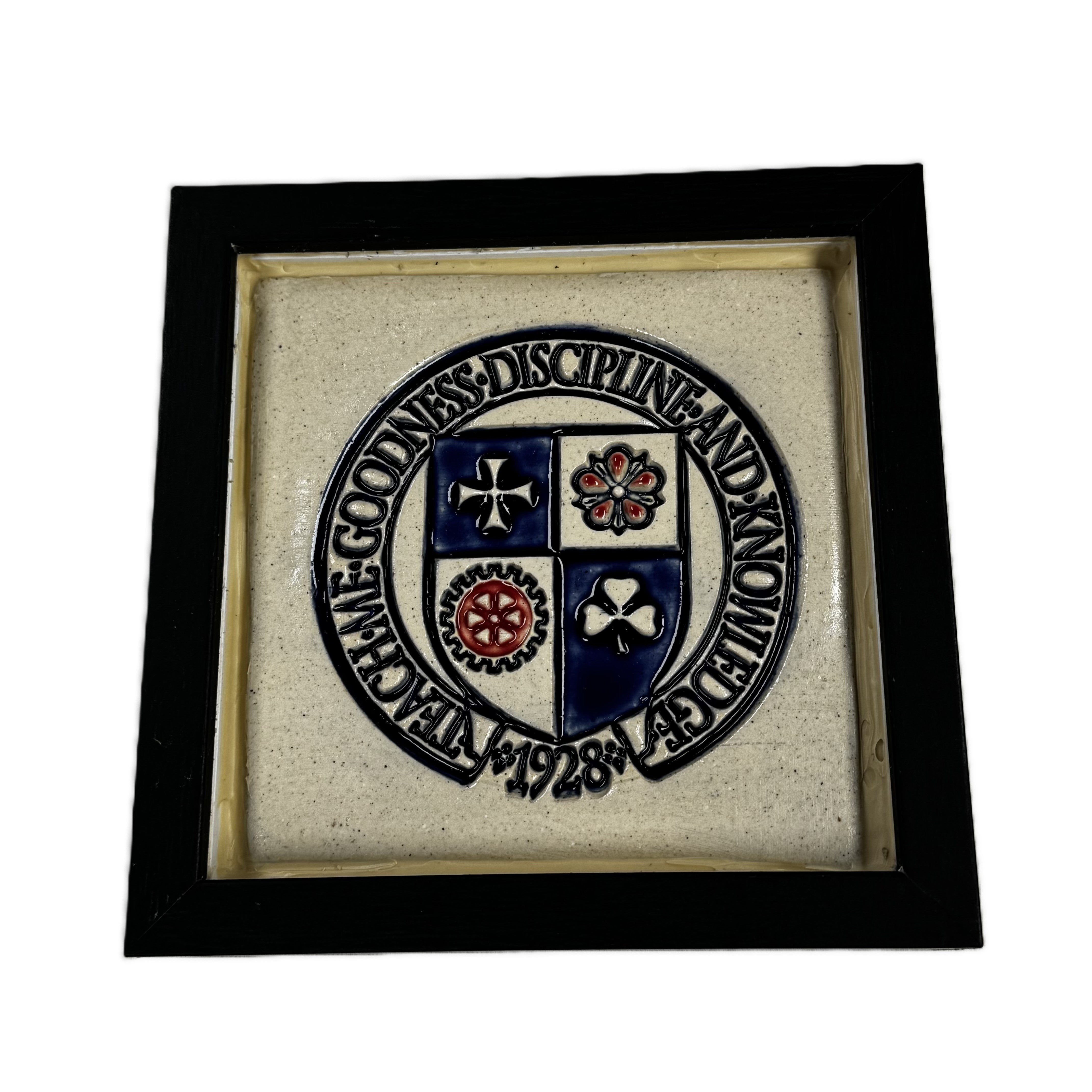 Square Ceramic Tile- CC Crest – Detroit Catholic Central